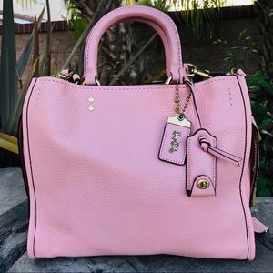 Coach | Bags | Coach Rogue Peony 941 F 38124 Pink Purse Bag | Poshmark